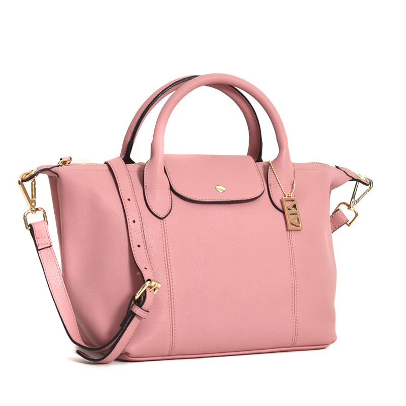 Ashbury Leather Satchel Soft Pink - Averand