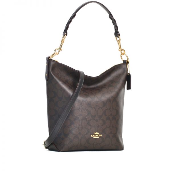 Coach Abby Duffle Signature Brown Black - Averand