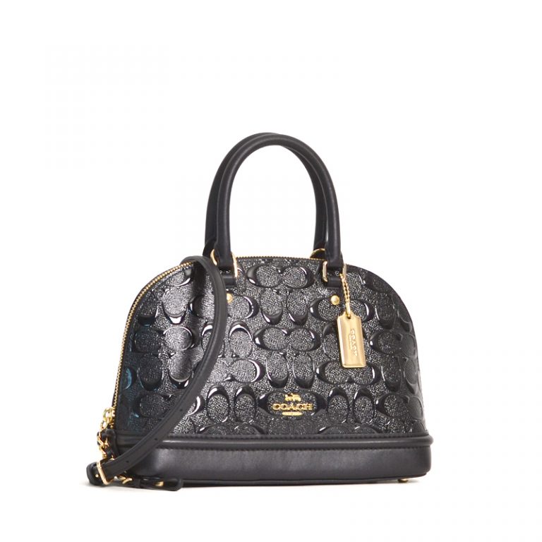 Coach Mini Sierra Embossed Black ETA 17th Apr - Averand