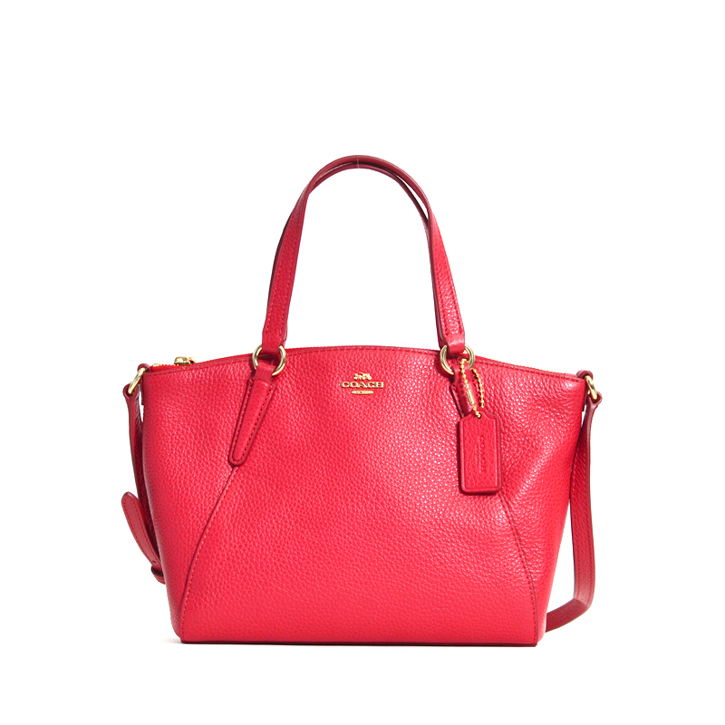 Coach Mini Kelsey Leather Red - Averand