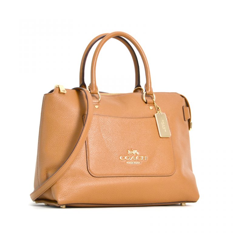 Coach Emma Satchel Light Saddle - Averand