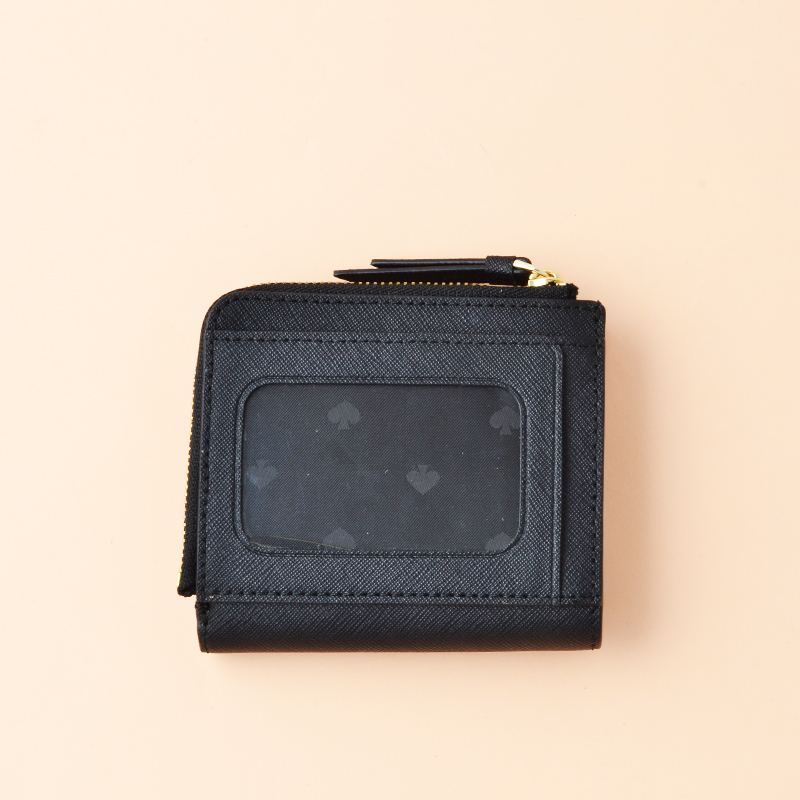 Kate Spade Cameron Small L Zip Bifold Black Averand