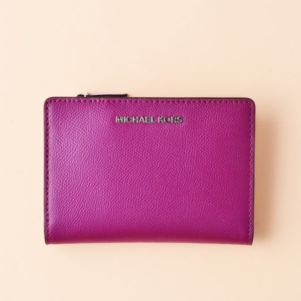 Michael Kors Medium Slim Wallet Garnet Multi - Averand