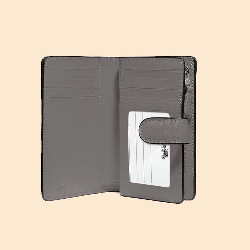 Coach Medium Corner Zip Wallet Heather Grey ETA 20th Dec - Averand