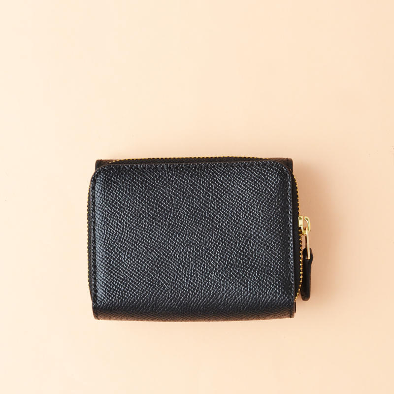 Coach Small Trifold Wallet Black - Averand