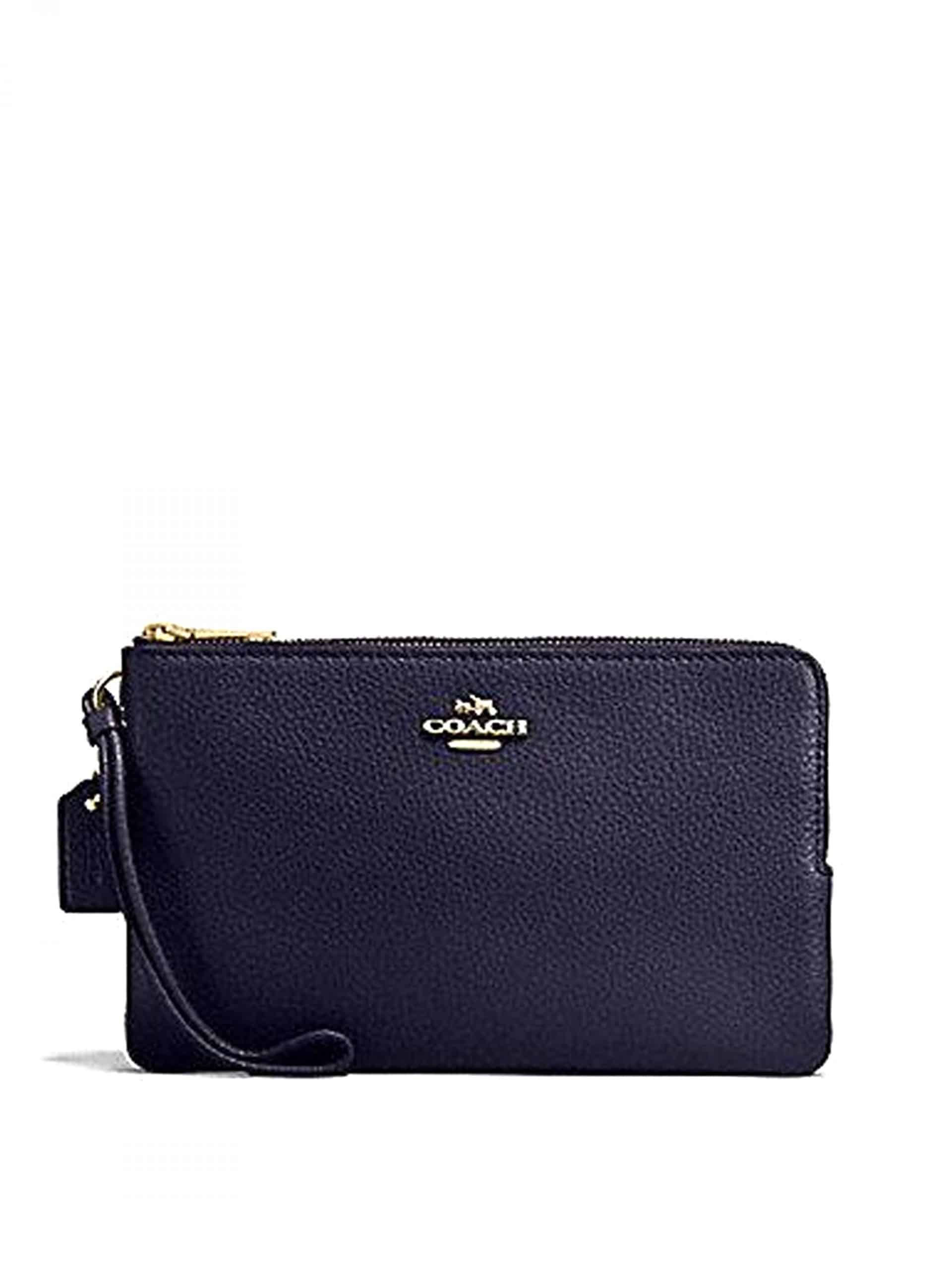 Coach Double Zip Wallet Midnight - Averand