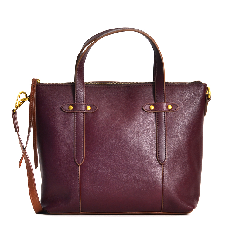 Fossil Felicity Satchel Fig - Averand