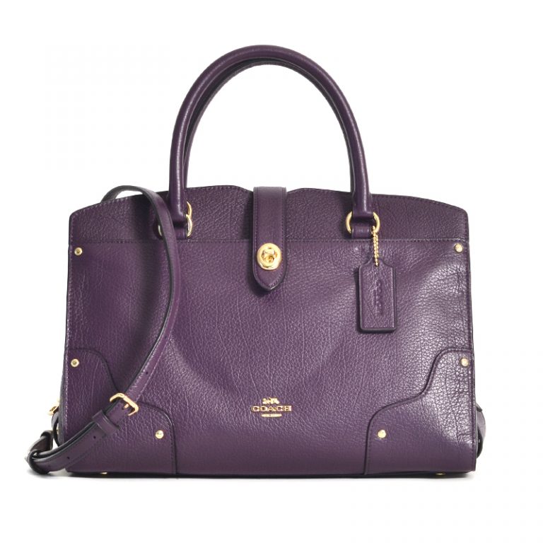 Coach Mercer Satchel 30 Aubergine - Averand