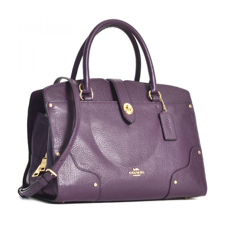 Coach Mercer Satchel 30 Aubergine - Averand