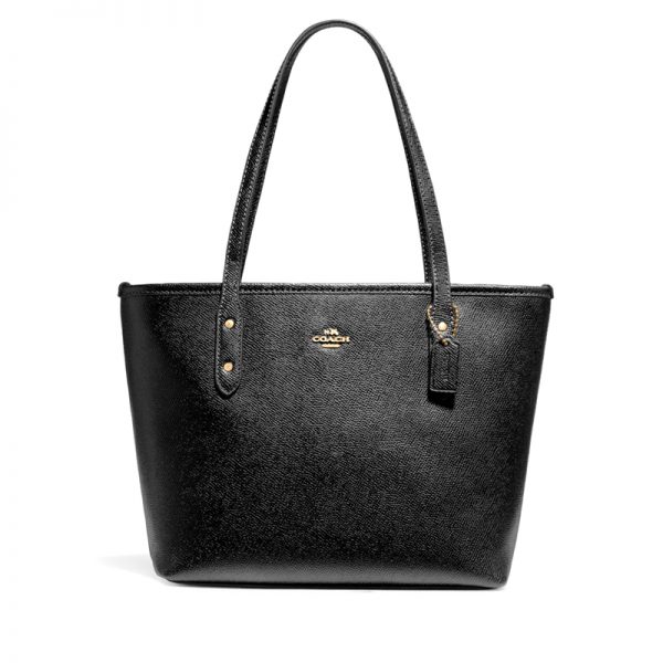 Coach Mini City Zip Tote Black - Averand