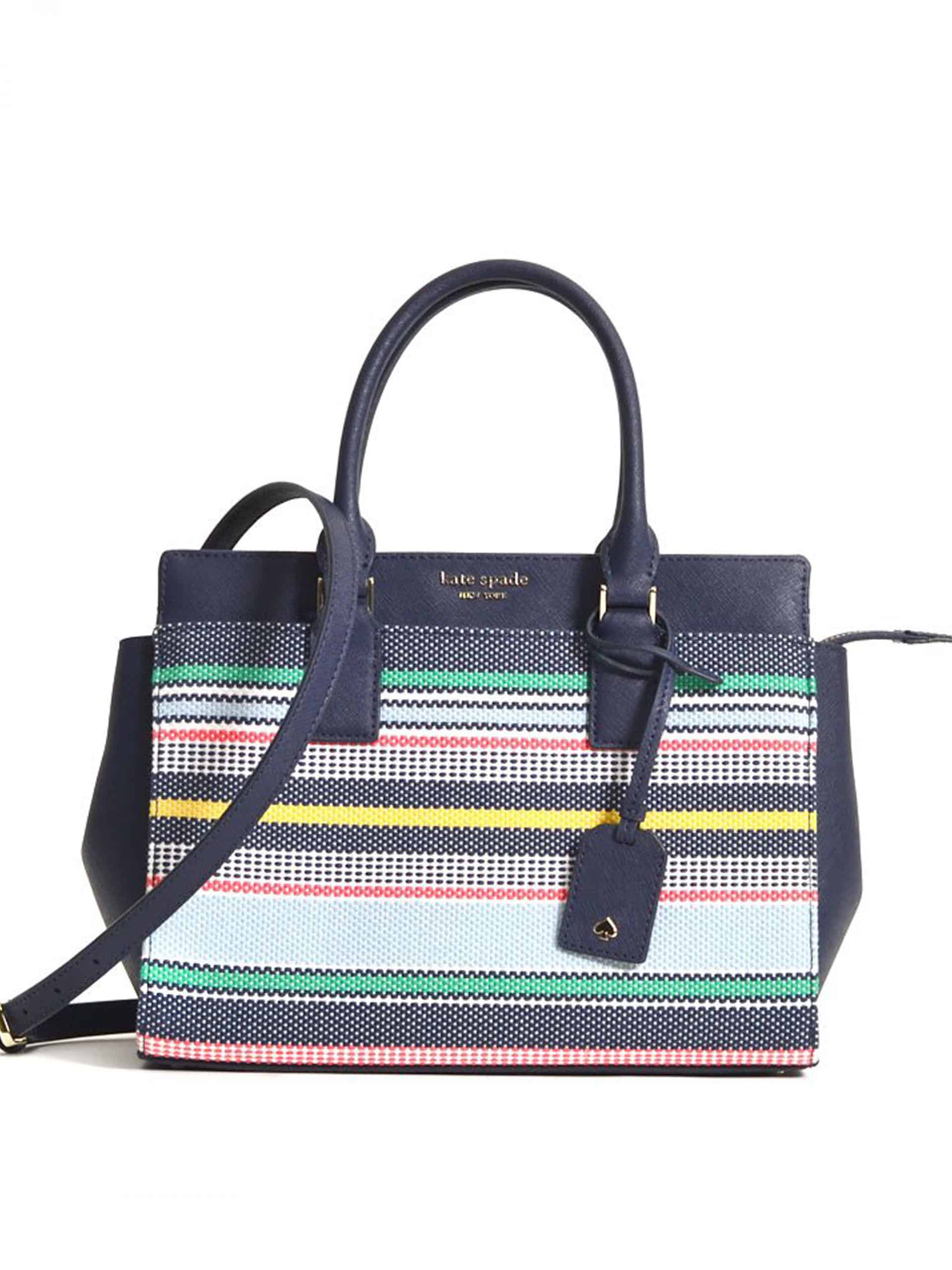 Kate Spade Cameron Medium Satchel Boardwalk Stripe Multi - Averand