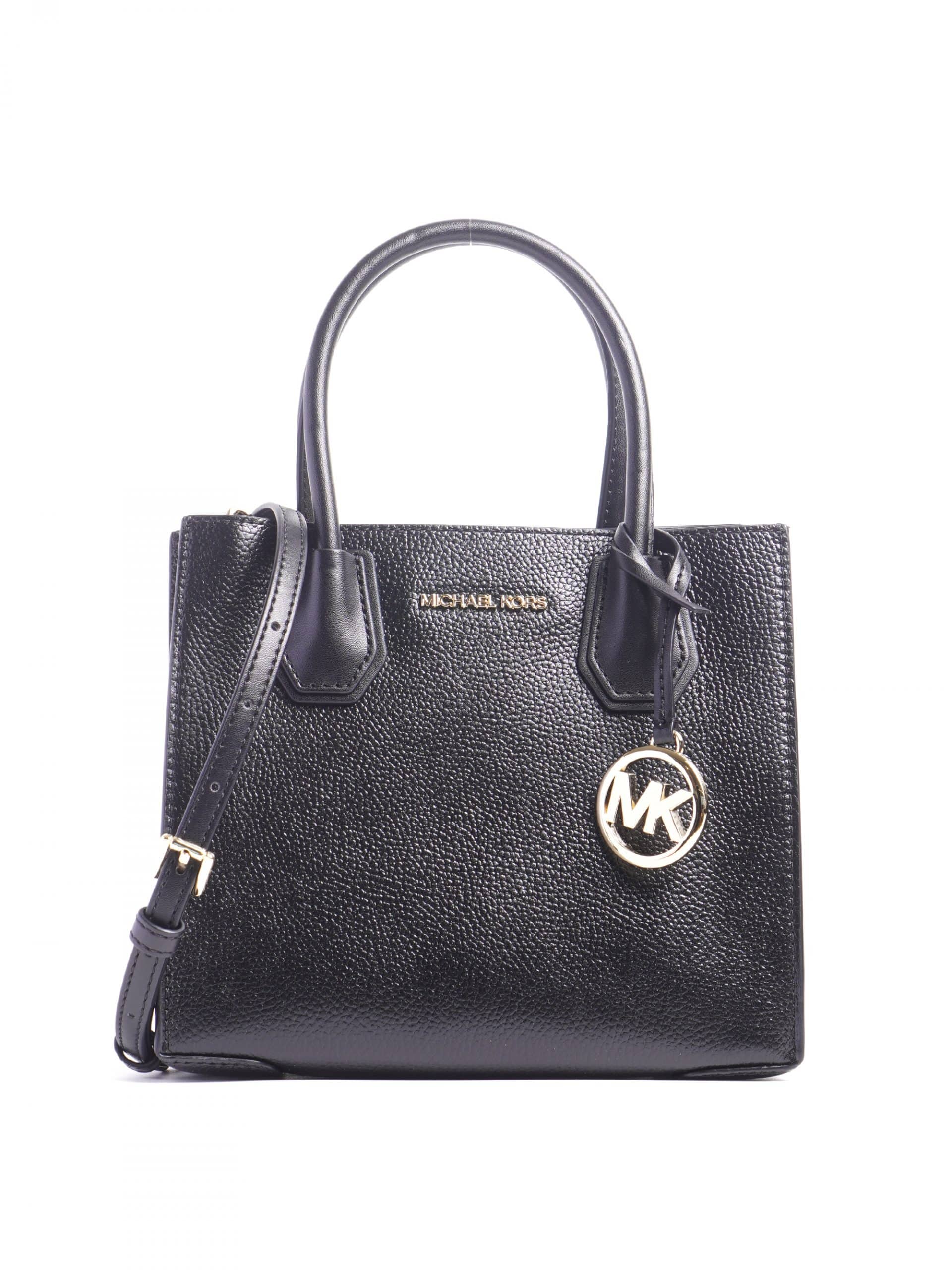 Michael Kors Mercer Medium Messenger Black - Averand