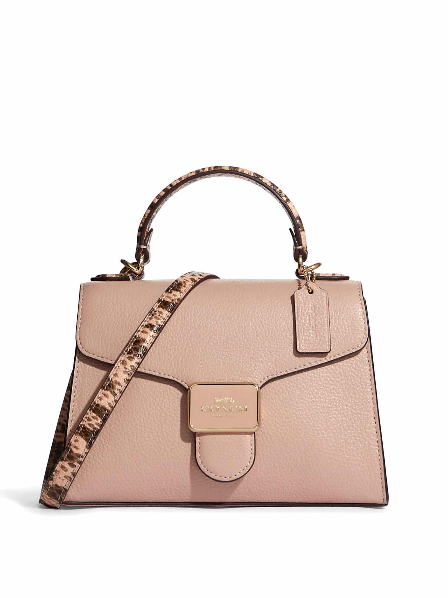 Coach Pepper Satchel Shell Pink - Averand