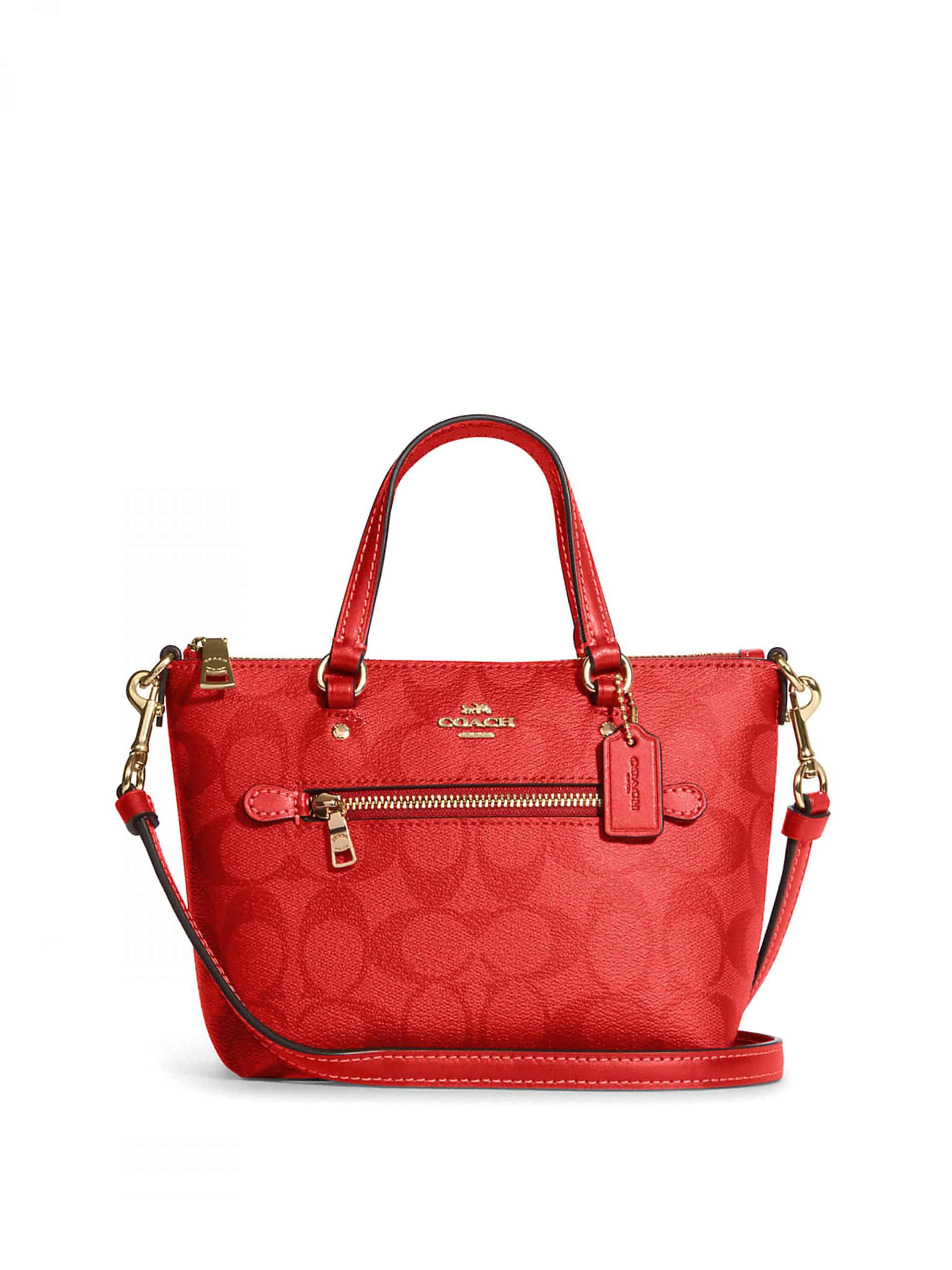 Coach Mini Gallery Crossbody Signature Miami Red - Averand