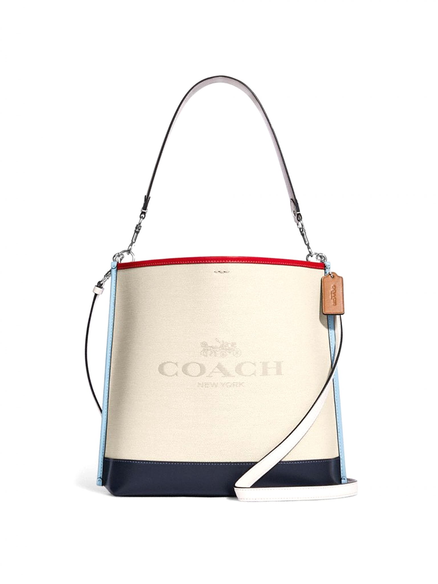 Coach Mollie Bucket Bag Colorblock Natural Multi - Averand