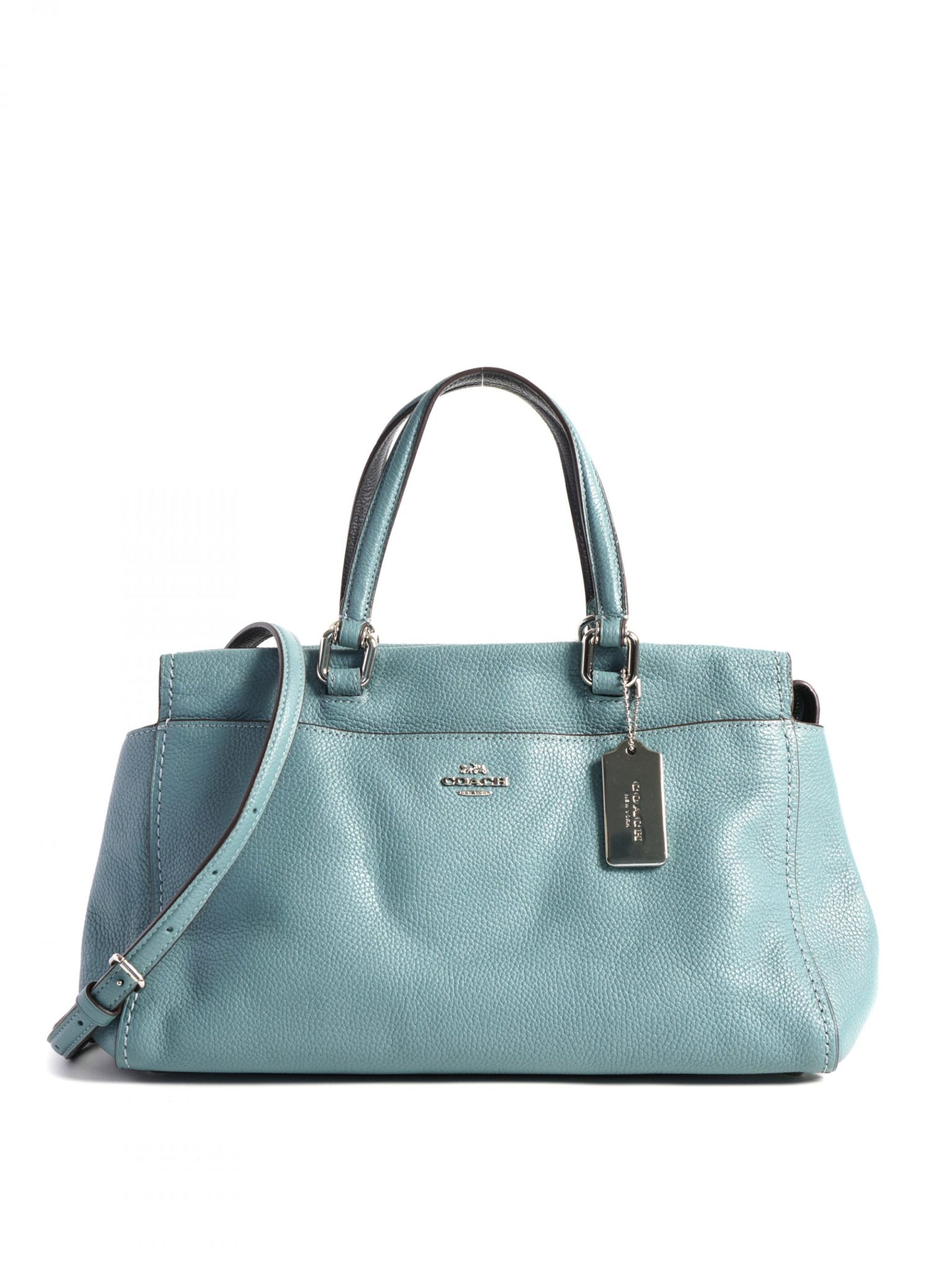 Coach Fulton Satchel Dark Turquoise - Averand