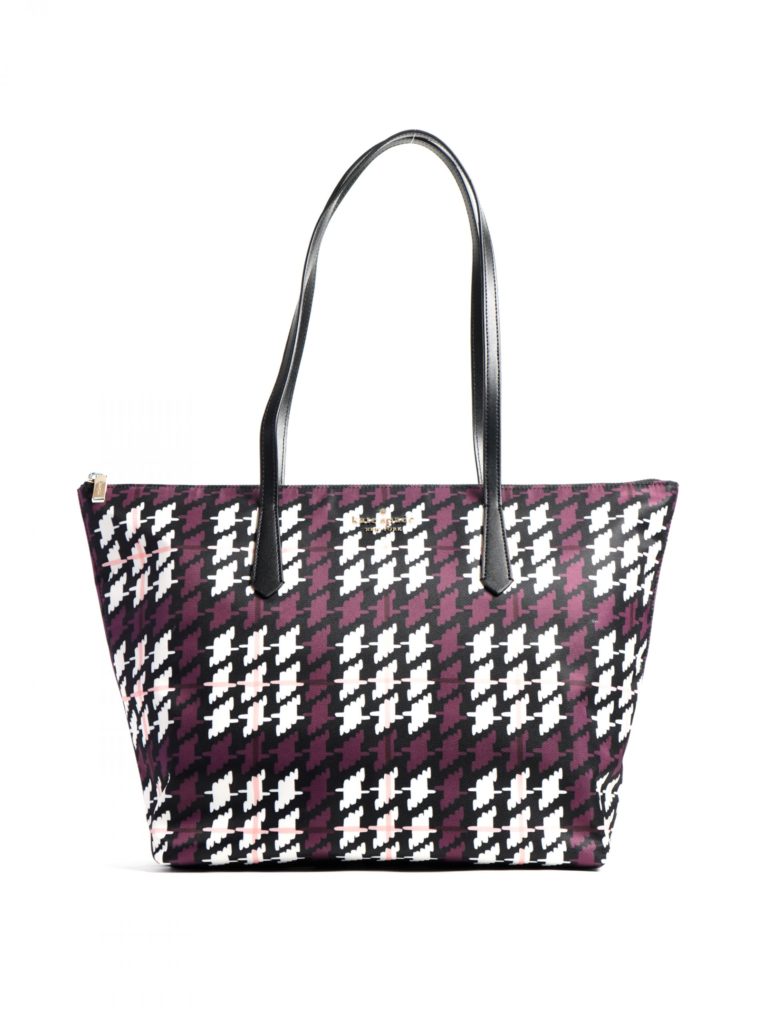 Kate Spade Kitt The Little Better Houndstooth Tote Multi - Averand