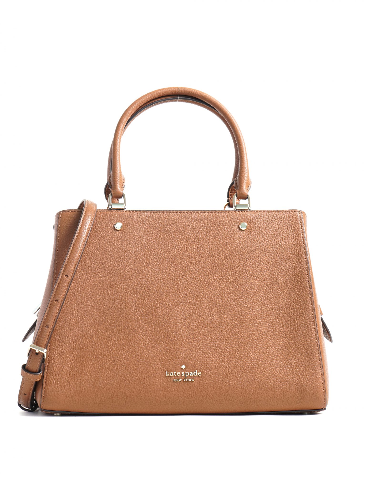 Kate Spade Leila Medium Triple Compartment Satchel Warm Gingerbread ...