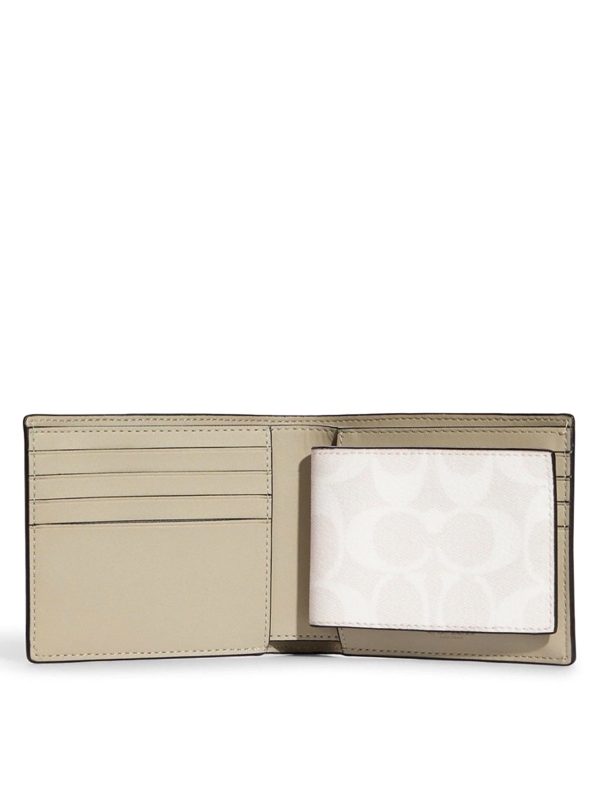 Coach 3 In 1 Wallet Colorblock Coach Patch Signature Chalk Candied ...