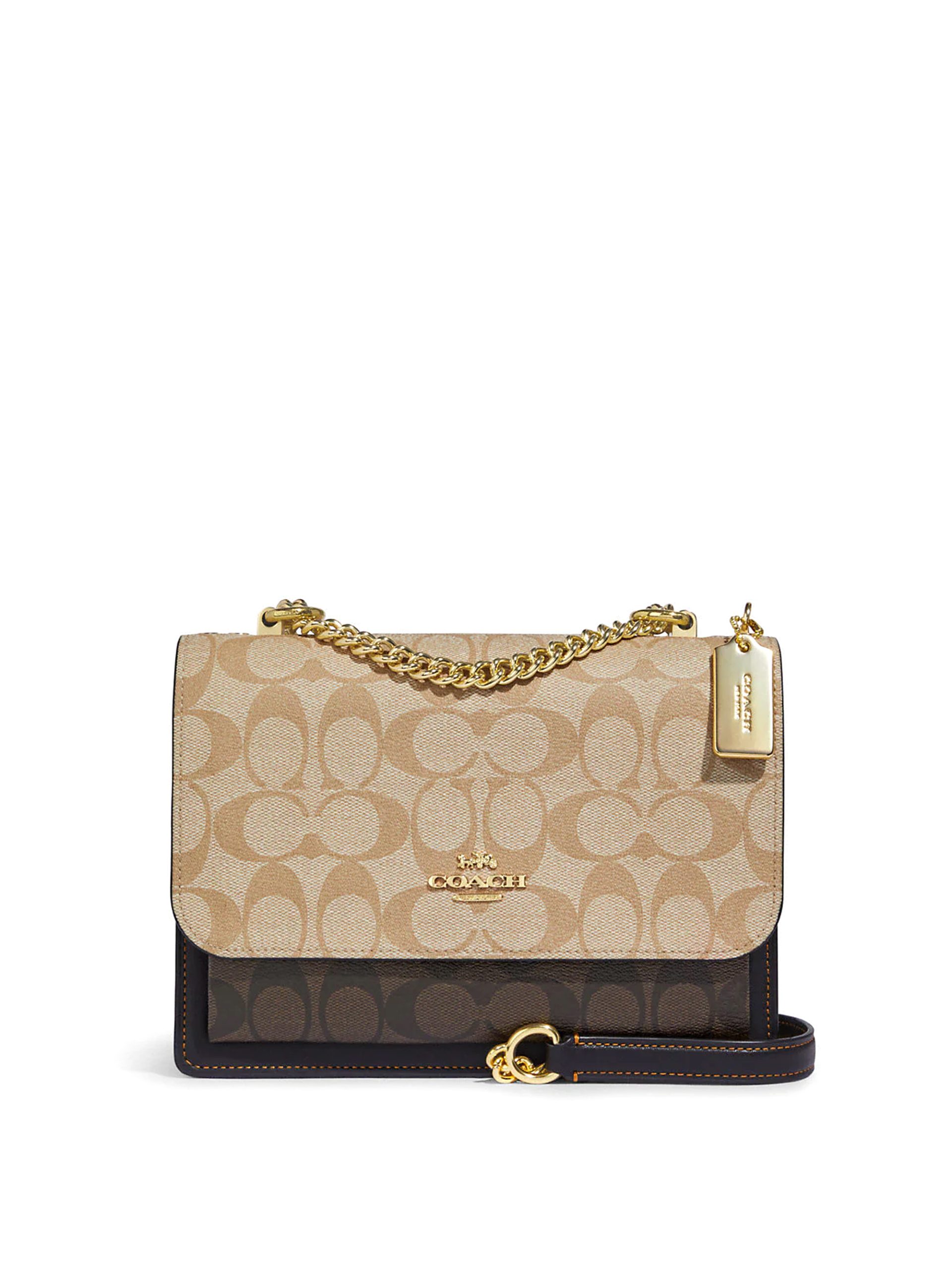 Coach Klare Crossbody Blocked Signature Light Khaki Brown Multi - Averand