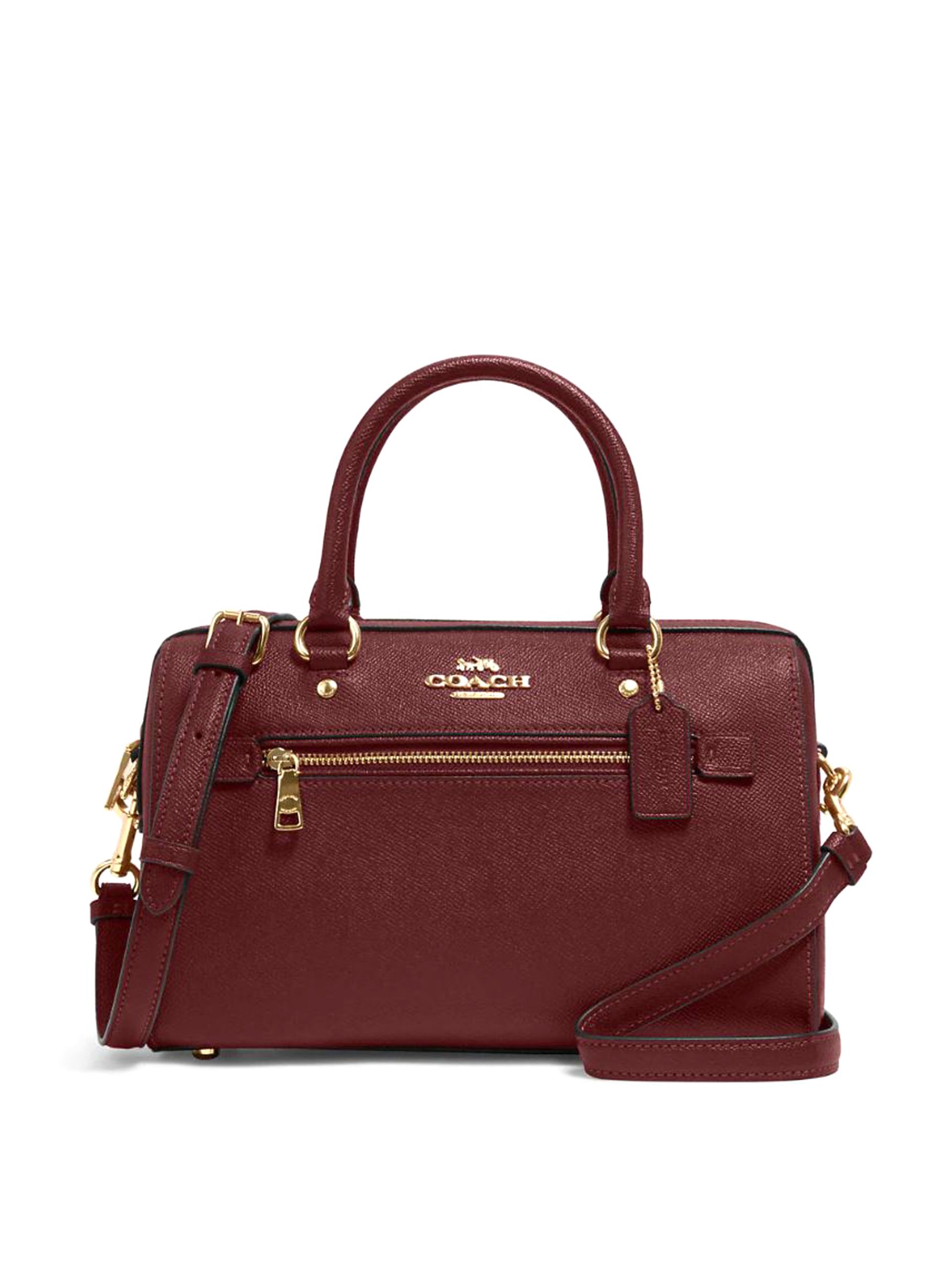 Coach Rowan Satchel Black Cherry - Averand