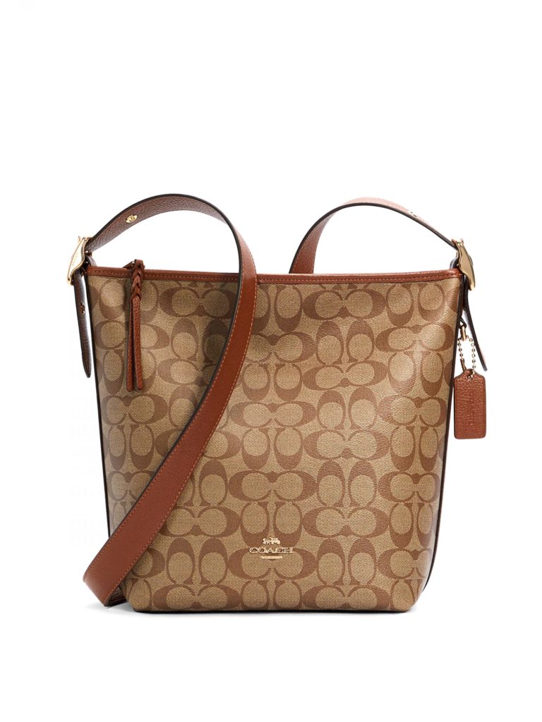 Coach Val Duffle Signature Khaki Redwood - Averand