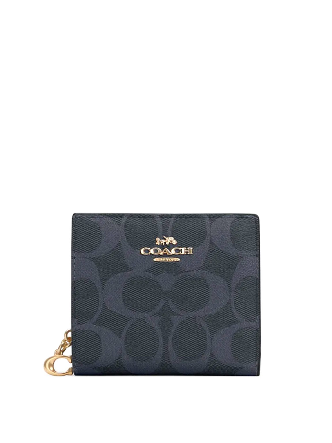 Coach Snap Wallet Signature Denim Multi - Averand