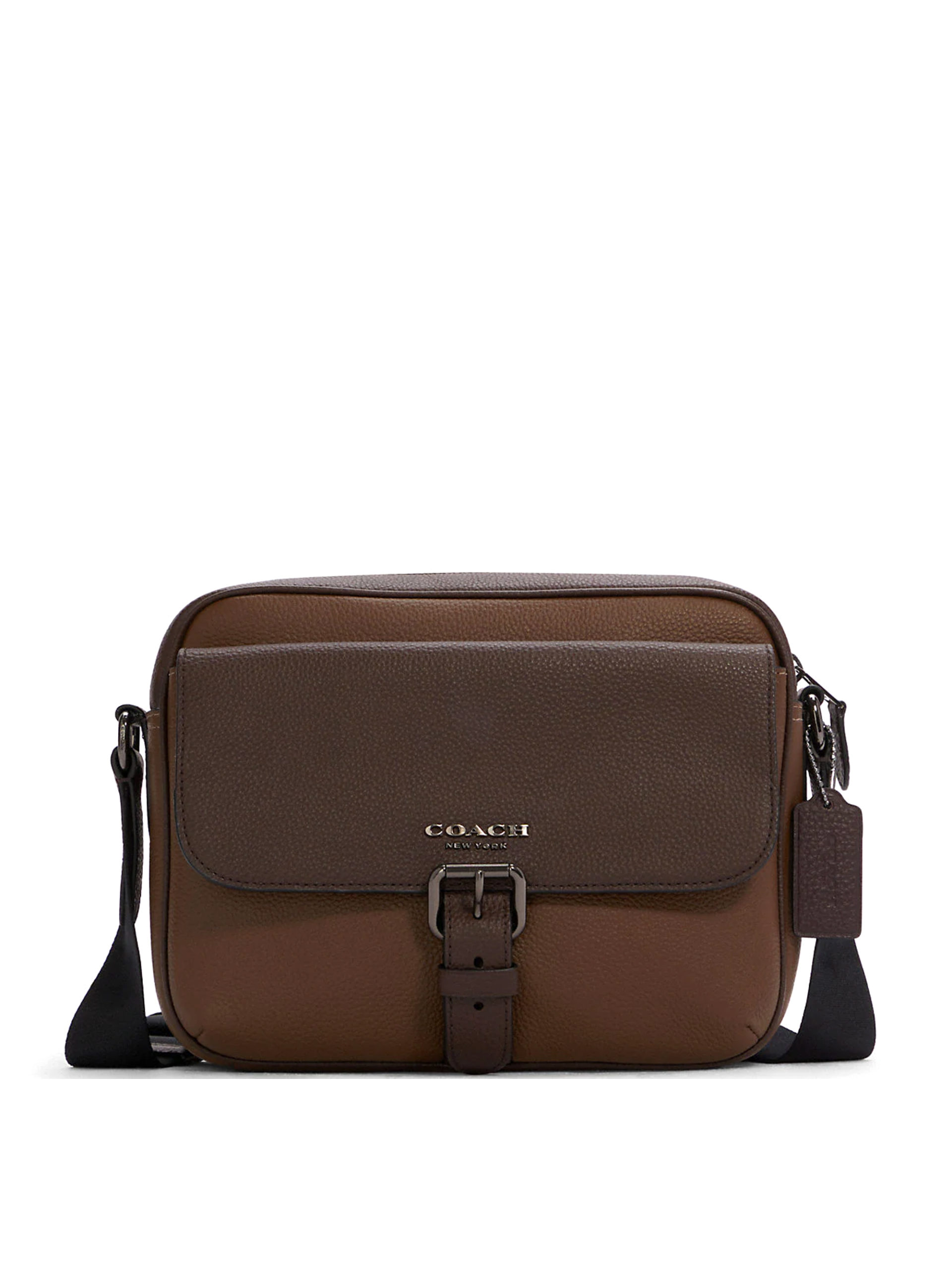 Coach Hudson Crossbody Heritage Colorblock Tobacco Mahagony - Averand