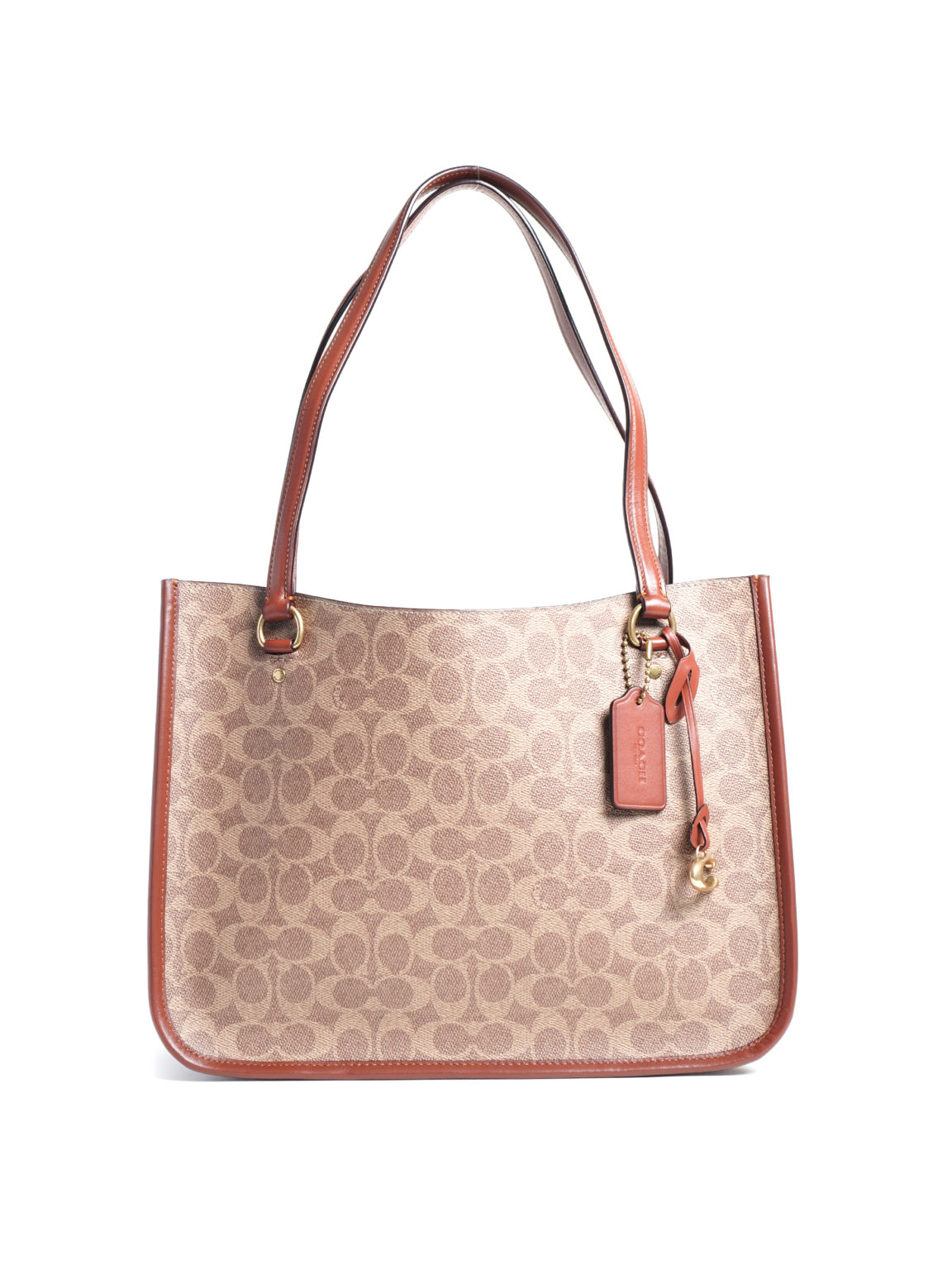 Coach Tyler Carryall Signature Tan Rust - Averand