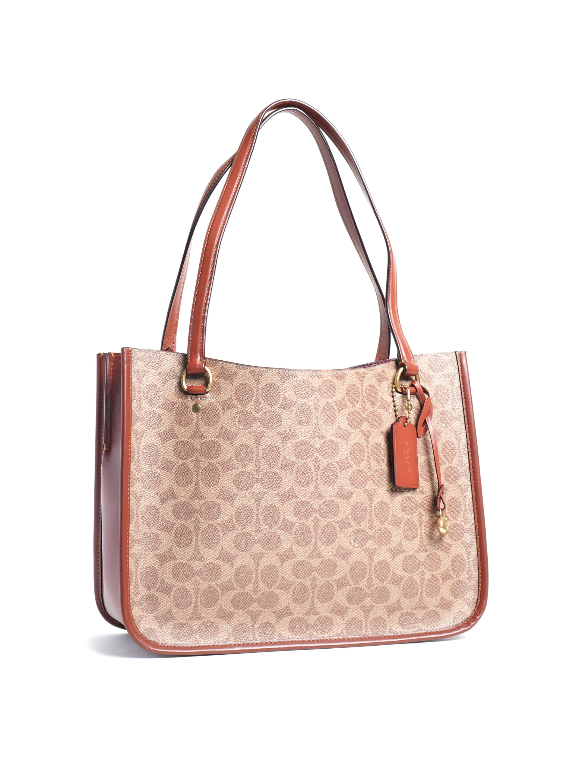 Coach Tyler Carryall Signature Tan Rust - Averand