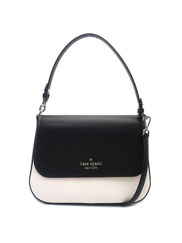 Kate Spade Staci Flap Shoulder Bag Black Multi - Averand