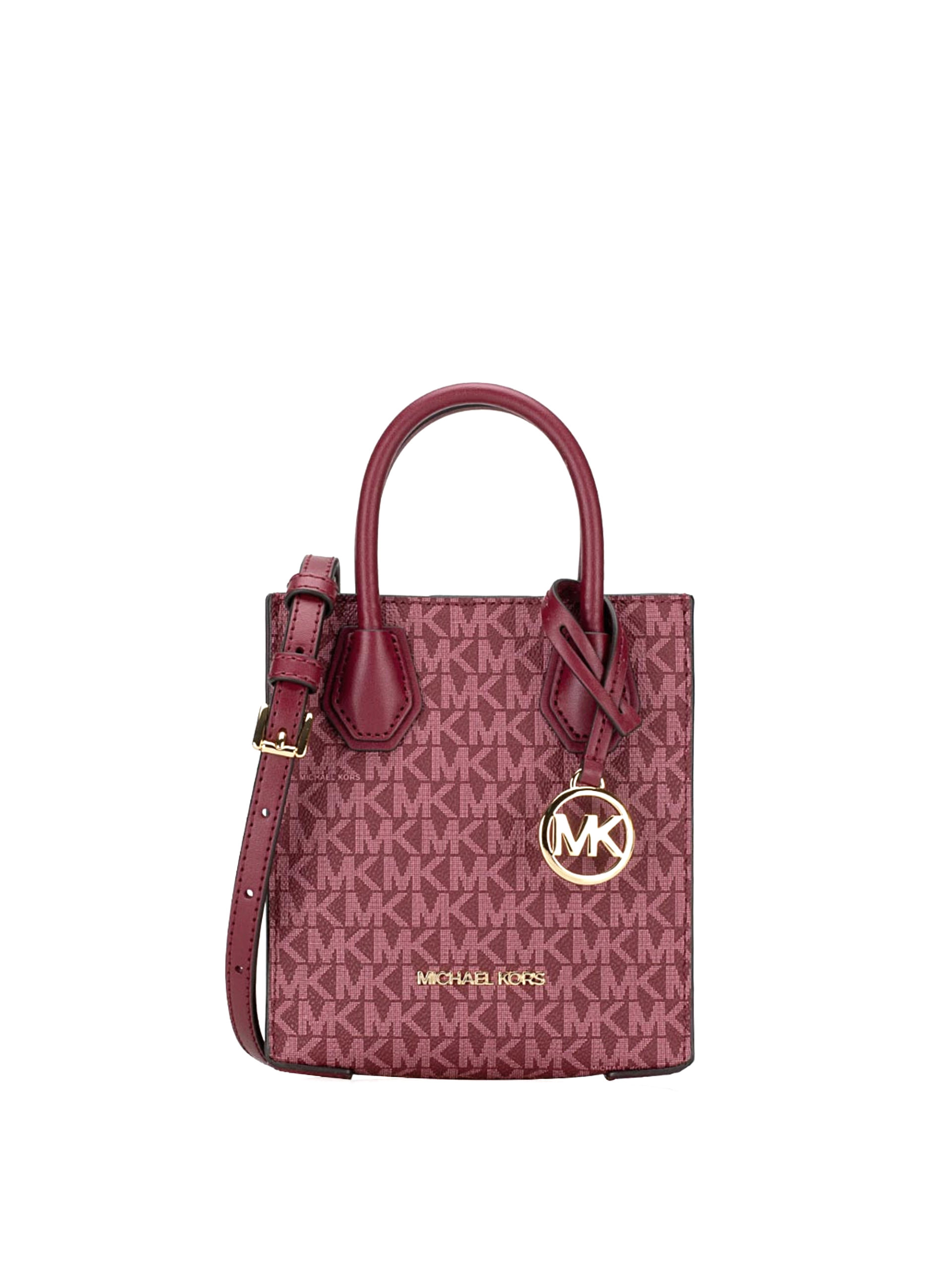 Michael Kors Mercer XS NS Shopper Crossbody Signature Mulberry - Averand