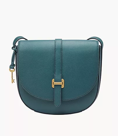 Fossil Emery Crossbody Teal - Averand