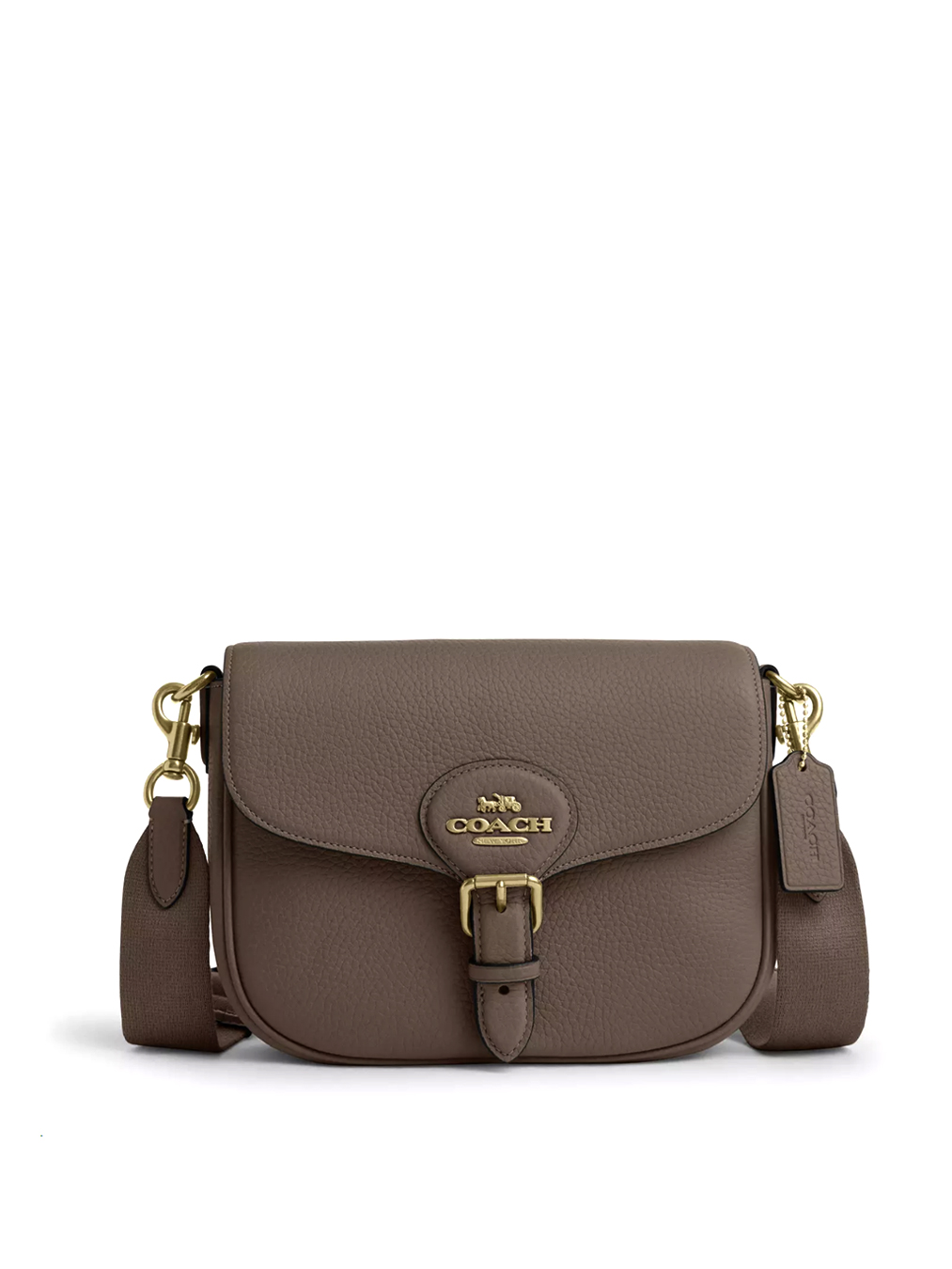 Coach Amelia Saddle Dark Stone - Averand