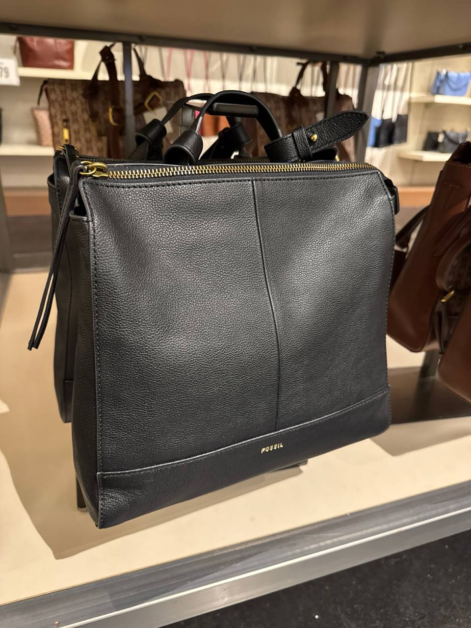 Fossil Elina Backpack Black - Averand