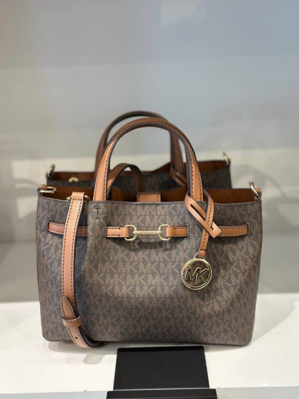 Michael Kors Carson Small Signature Brown - Averand
