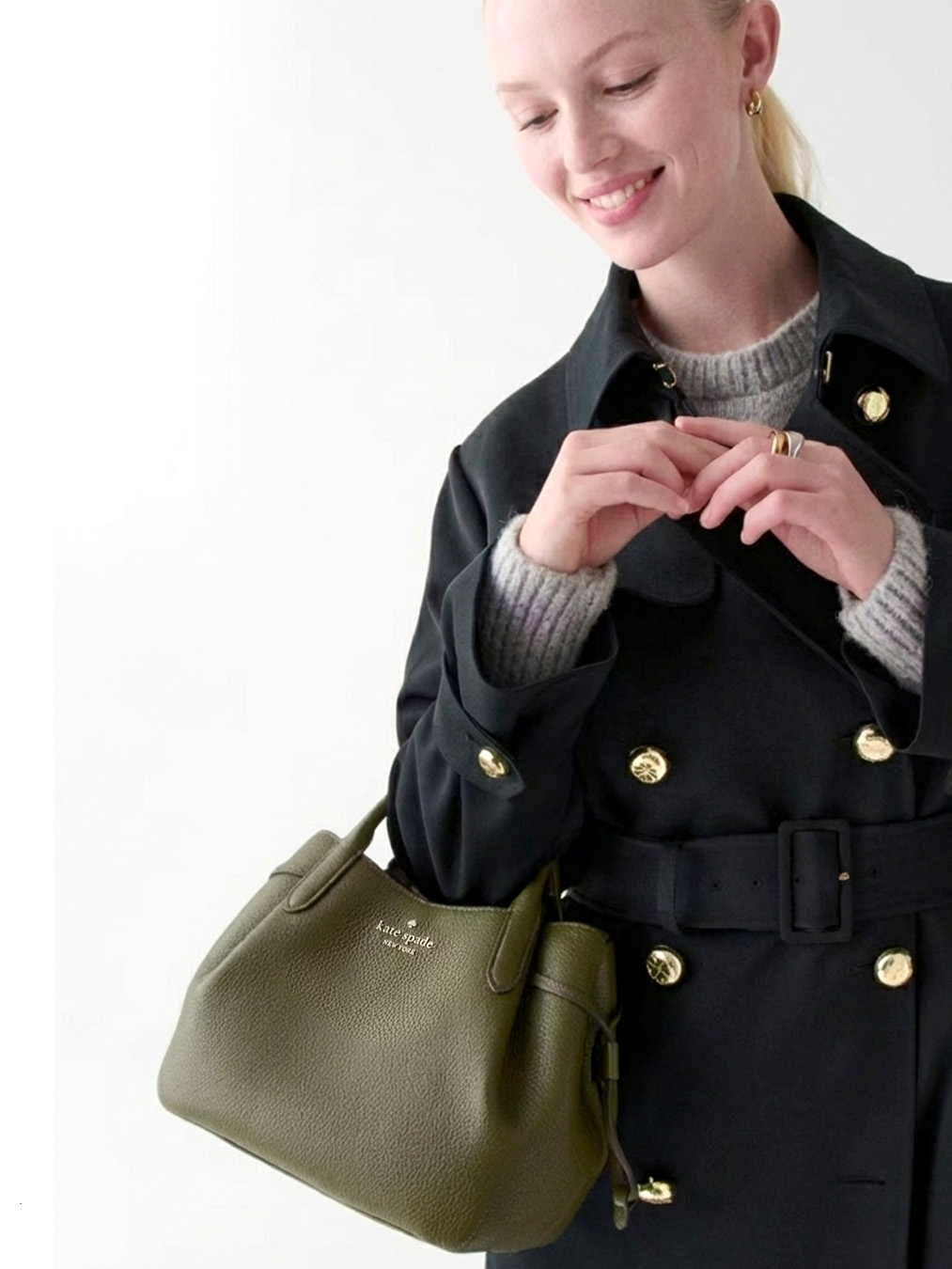 Kate Spade Dumpling Small Seaweed - Averand